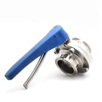 China Customized Needs ODM Stainless Steel 304 31Tri Clamp Clover DIN 3A SMS Butterfly Valves for sale