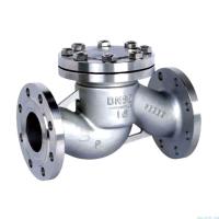 China Flange Ends Connection H44W-16P Stainless Steel 304 Swing Check Valves for Industrial for sale