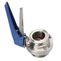 China Customized Needs ODM Stainless Steel 304 31Tri Clamp Clover DIN 3A SMS Butterfly Valves for sale