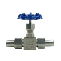 China 304 316L Straight Way Female Welded Ball Needle Valve for High Pressure Sanitary for sale