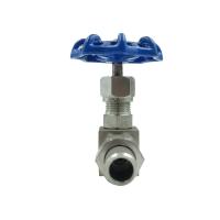 China 304 316L Straight Way Female Welded Ball Needle Valve for High Pressure Sanitary for sale