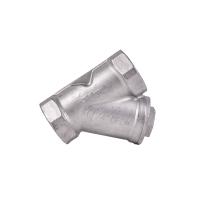 China Y Type Strainer Filter Valve for Female Thread Connection DN50 Stainless Steel 201 304 for sale
