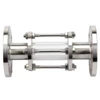 China WZ Stainless Steel 304 316 Flange Connected Pipeline Sight Glass for Pressure Systems for sale