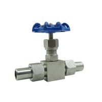 China 304 316L Straight Way Female Welded Ball Needle Valve for High Pressure Sanitary for sale