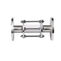 China WZ Stainless Steel 304 316 Flange Connected Pipeline Sight Glass for Pressure Systems for sale