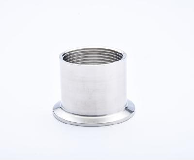 China 304 Stainless Steel Vacuum Connector Flange Blind Fitting with Quick-Connecting Clamp for sale