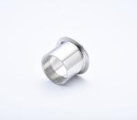 China 304 Stainless Steel Vacuum Connector Flange Blind Fitting with Quick-Connecting Clamp for sale