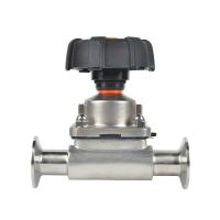 China Stainless Steel Sanitary Tri-Clamp 3-Way Diaphragm Valve for Customized Requirements for sale
