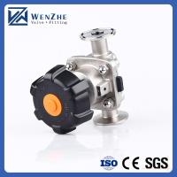 China Stainless Steel Sanitary Tri-Clamp 3-Way Diaphragm Valve for Customized Requirements for sale