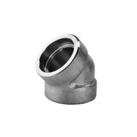China Stainless Steel 304 316 316L 45 Degree Socket Welded Elbow 3000 6000 9000 for sale