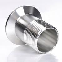 China ODM Supported Tri Clamp Npt Bsp Pipe Fittings Male Thread Adapter/Coupling in SS304 for sale