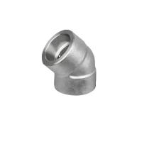 China Stainless Steel 304 316 316L 45 Degree Socket Welded Elbow 3000 6000 9000 for sale