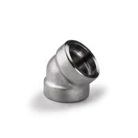 China Stainless Steel 304 316 316L 45 Degree Socket Welded Elbow 3000 6000 9000 for sale