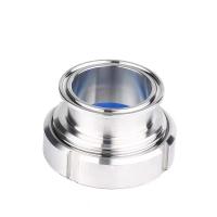 China WZ Sanitary SS304 316 Welding Connection Round Sight Glass with Stainless Steel Flange for sale