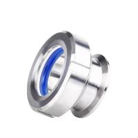 China WZ Sanitary SS304 316 Welding Connection Round Sight Glass with Stainless Steel Flange for sale
