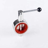 China Stainless Steel 304 316 Silver Duck Beak Butterfly Valve with Customized Support OEM for sale