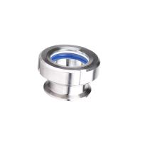China WZ Sanitary SS304 316 Welding Connection Round Sight Glass with Stainless Steel Flange for sale