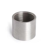 China Sanitary Stainless Steel Female Threaded Nipple Coupling Pipe Fitting for RTS 1/4''-4.0 for sale