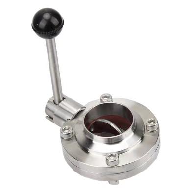 China 304 316 Stainless Steel Butterfly Valve with Silver Casting Technology and Design for sale
