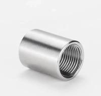 China Sanitary Stainless Steel Female Threaded Nipple Coupling Pipe Fitting for RTS 1/4''-4.0 for sale