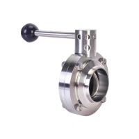 China 304 316 Stainless Steel Butterfly Valve with Silver Casting Technology and Design for sale