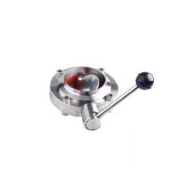 China 304 316 Stainless Steel Butterfly Valve with Silver Casting Technology and Design for sale