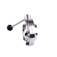 China 304 316 Stainless Steel Butterfly Valve with Silver Casting Technology and Design for sale
