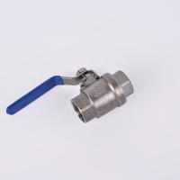 China RTS Stainless Steel 304 2PC Female Threaded Ball Valve for Water at Medium Temperature for sale