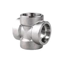 China Silver Stainless Steel 304 316 316L 2000lb 3000lb 6000lb B16.11 Socket Weld Cross for sale