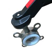 China Sanitary Stainless Steel Pipe Fittings BUTTERFLY Structure Wafer Type Butterfly Valve for sale