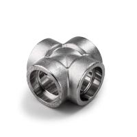 China Silver Stainless Steel 304 316 316L 2000lb 3000lb 6000lb B16.11 Socket Weld Cross for sale
