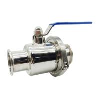 China SS304L/SS316 Sanitary Stainless Steel Non Retention Ball Valve With Clamp for Benefit for sale