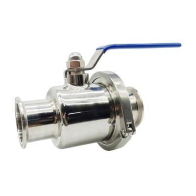 China SS304L/SS316 Sanitary Stainless Steel Non Retention Ball Valve With Clamp for Benefit for sale
