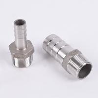 China Silver RTS Stainless Steel 201 304 Pipe Fittings Hex Nipple Hose Nipple for Domestic for sale
