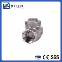 China Female Thread 1/2 Inch Swing Check Valve WOG 200 PSI Stainless Steel SS304 CF8M NPT for sale