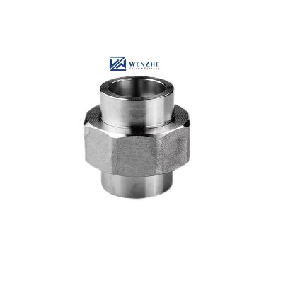 China Stainless Steel 304 316 316L 2000lb 3000lb 6000lb B16.11 Forged Fittings Socket Weld Union for sale