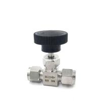 China ODM Supported Sanitary Stainless Steel 304 316L Needle Valve with Mirror Polished Surface for sale