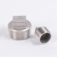 China Stainless Steel 201 304 Quadragon Plug Head Nipple Connector for Casting Pipe Fitting for sale