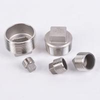 China Stainless Steel 201 304 Quadragon Plug Head Nipple Connector for Casting Pipe Fitting for sale