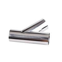 China Casting RTS Stainless Steel 304 316 Sanitary Lateral Tee Pipe Fitting 45 degree Y branch for sale
