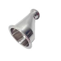 China Sanitary 304 316L Stainless Steel Tri Clamp Connection Eccentric Reducer/ Dairy Pipe Transition Pipe Fittings 1/2''-12.0 for sale
