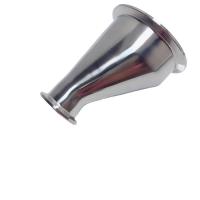 China Sanitary 304 316L Stainless Steel Tri Clamp Connection Eccentric Reducer/ Dairy Pipe Transition Pipe Fittings 1/2''-12.0 for sale
