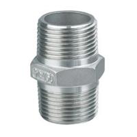 China 1/4''-4.0'' Sanitary Stainless Steel Male Hex Nipple Fitting for Casting Applications for sale
