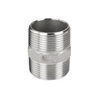 China 1/4''-4.0'' Sanitary Stainless Steel Male Hex Nipple Fitting for Casting Applications for sale