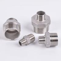 China 1/4''-4.0'' Sanitary Stainless Steel Male Hex Nipple Fitting for Casting Applications for sale