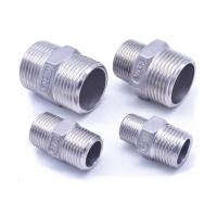 China 1/4''-4.0'' Sanitary Stainless Steel Male Hex Nipple Fitting for Casting Applications for sale