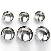 China 304 316L Welded Oval Head Cap Sanitary Stainless Steel Spherical Cap Pipe Fitting for sale
