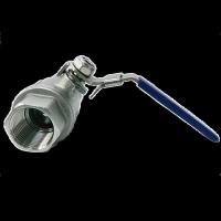 China Stainless Steel 304 316 2PC Female Threaded Ball Valves DN8-DN100 PN63 DIN3202-M3 for sale