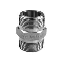 China SS304 316 316L High Pressure Forged Hex Nipple 300 bar Male Thread Equal/Reducing Nipple for sale