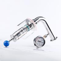 China Sanitary Stainless Steel 304/316 Safety L Type Exhaust Valve for Beer Fermentation Tank for sale